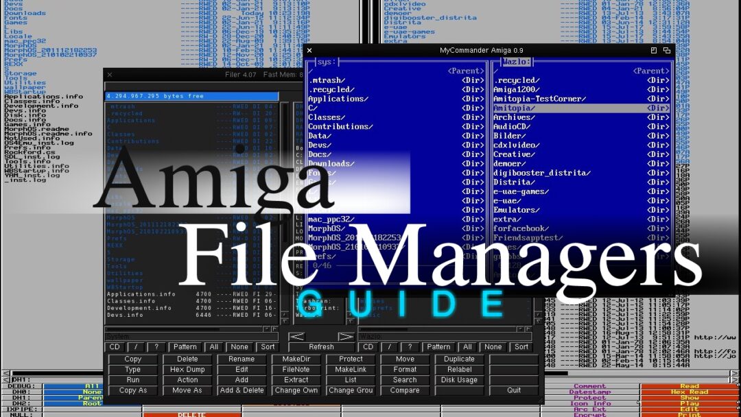 Great file manager Guide for Classic and Nextgen Amiga - Amitopia