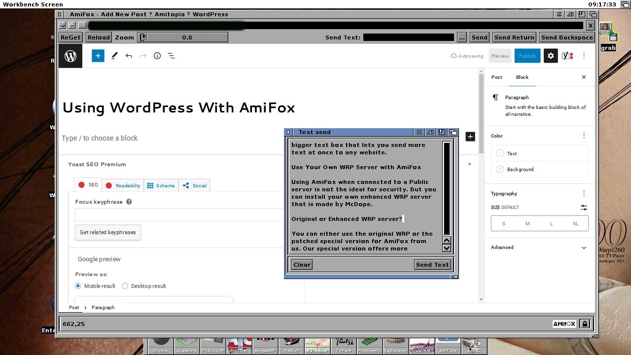 Using WordPress With AmiFox - Amitopia